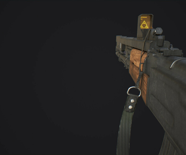 ArtStation - Elysium AK Rifle | Game Assets