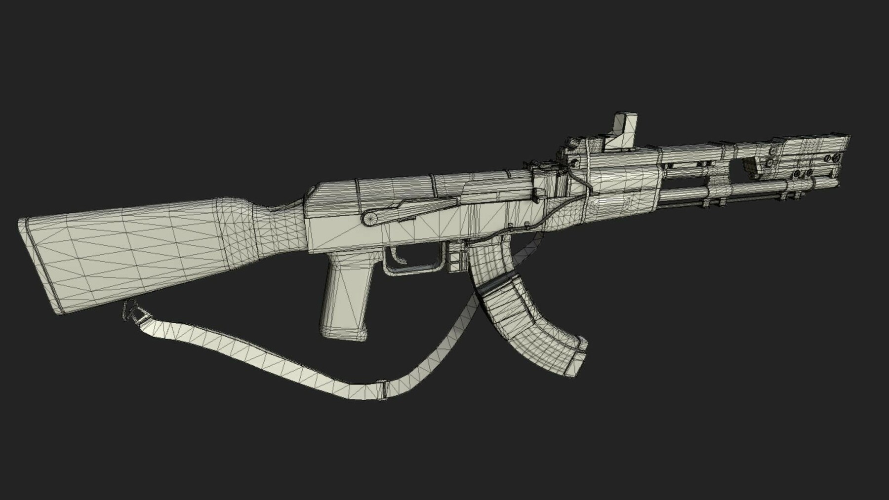 ArtStation - Elysium AK Rifle | Game Assets
