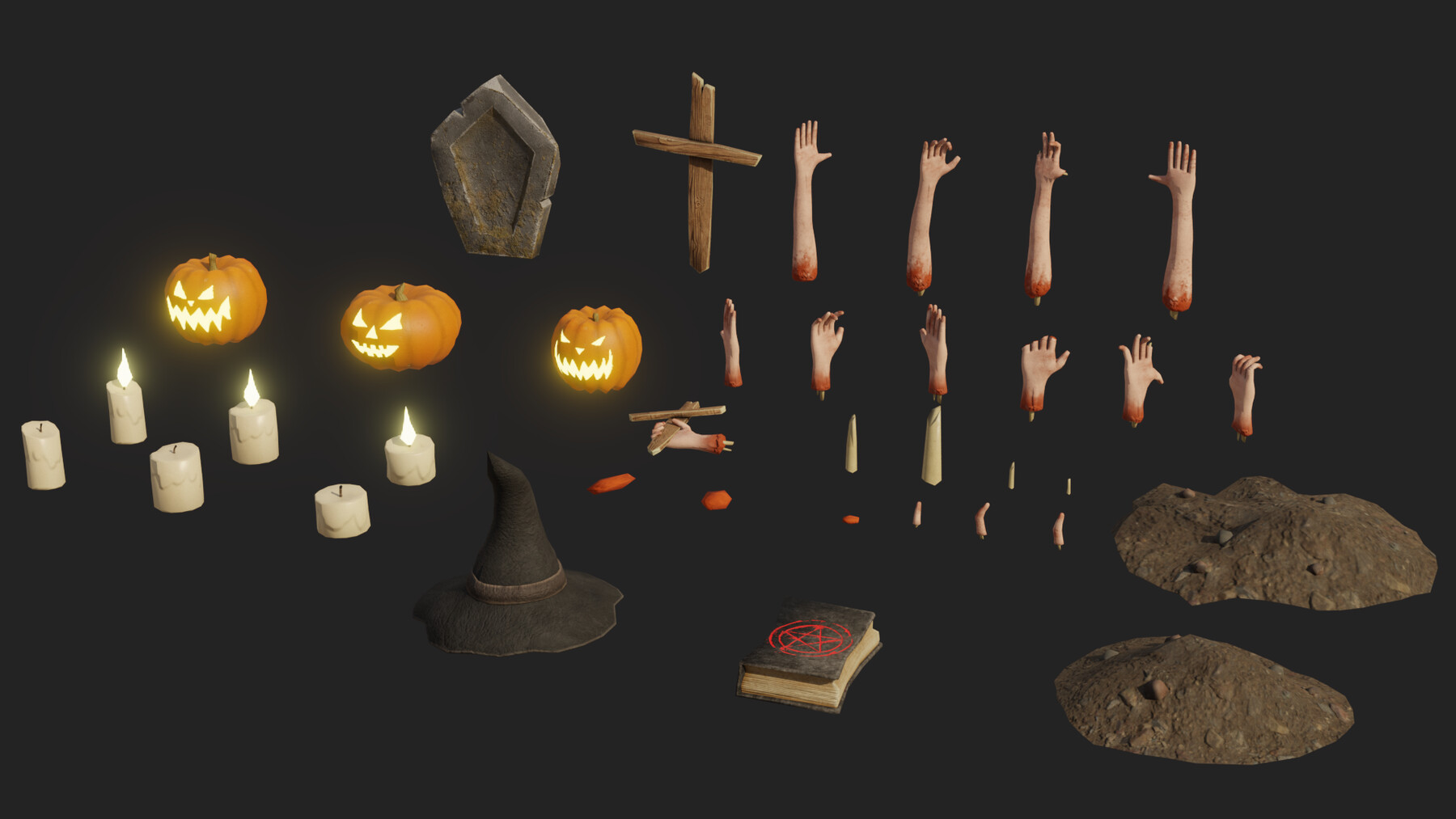 ArtStation - Halloween Pack | Game Assets
