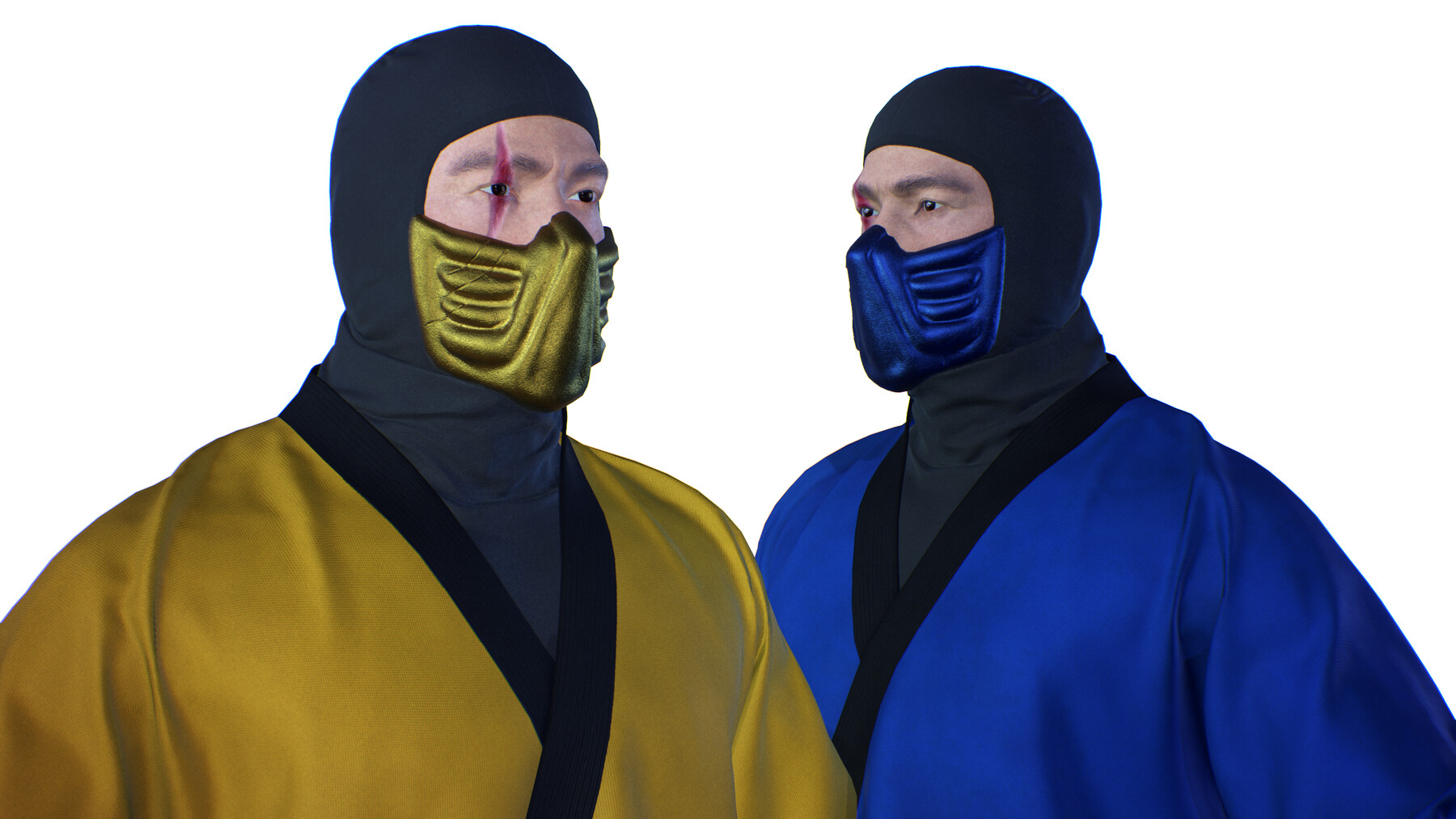 ArtStation - Ninja 02 Low-poly | Game Assets