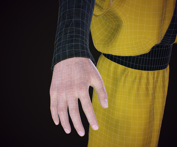 ArtStation - Ninja 02 Low-poly | Game Assets