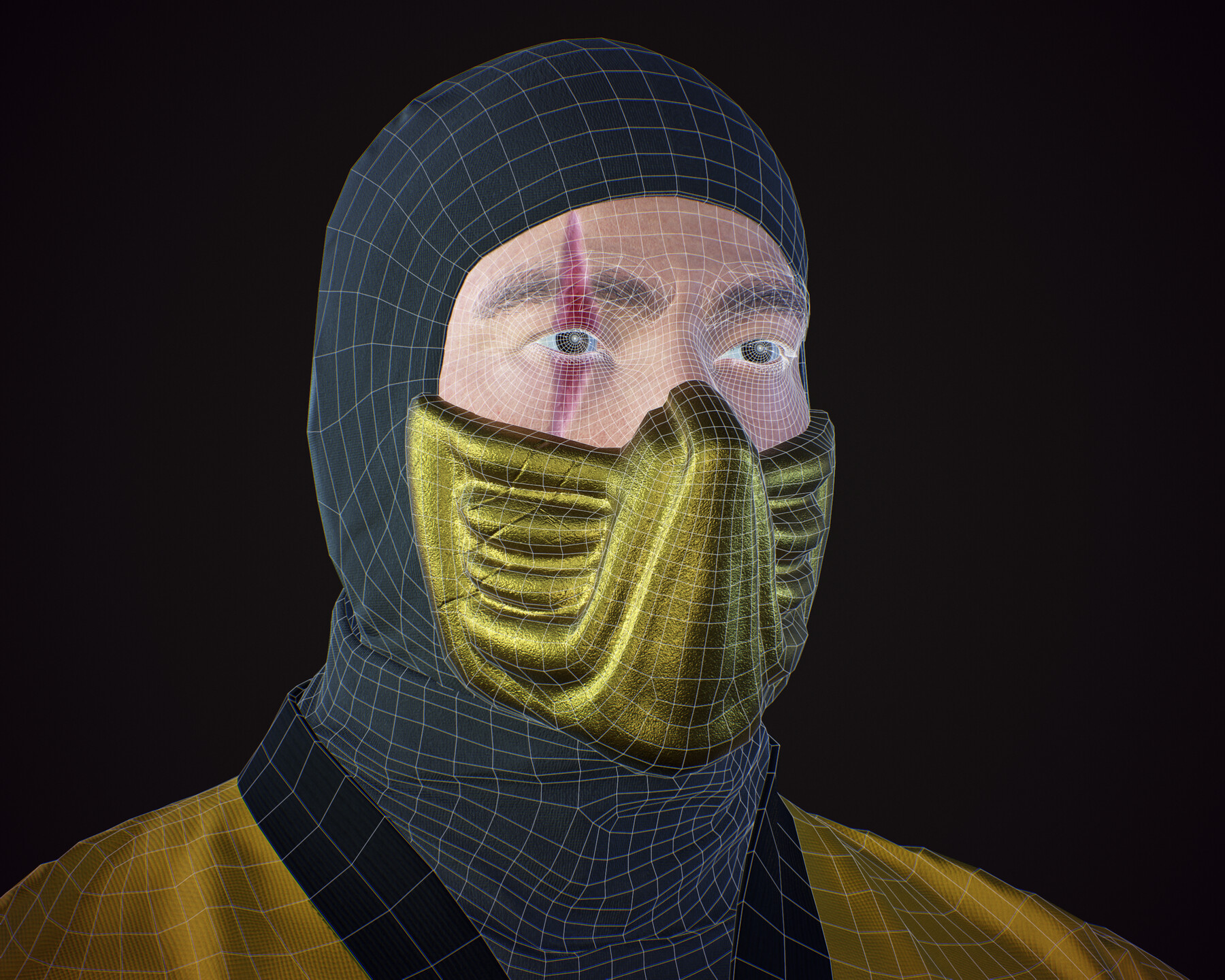 ArtStation - Ninja 02 Low-poly | Game Assets