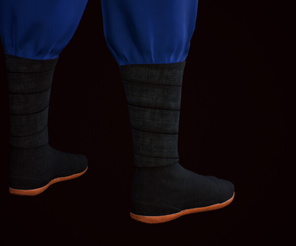 ArtStation - Ninja 02 Low-poly | Game Assets