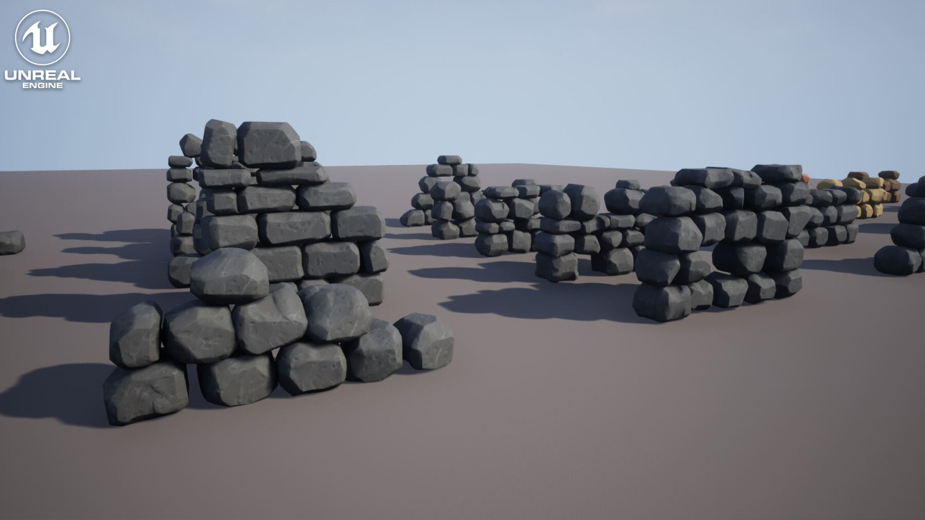 ArtStation - Stylized Walls Vol 1 For Unreal Engine | Game Assets
