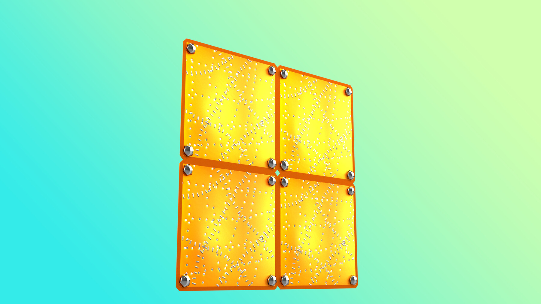 ArtStation - Metal plate. Stylized 3D model | Resources