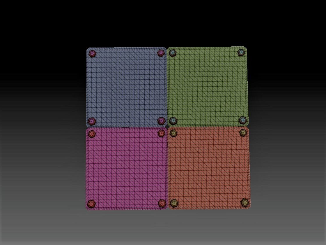 ArtStation - Metal plate. Stylized 3D model | Resources