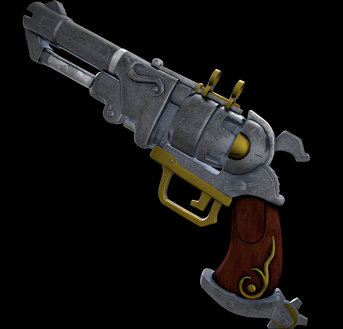 ArtStation - McCree Sherlock Skin Gun | Game Assets