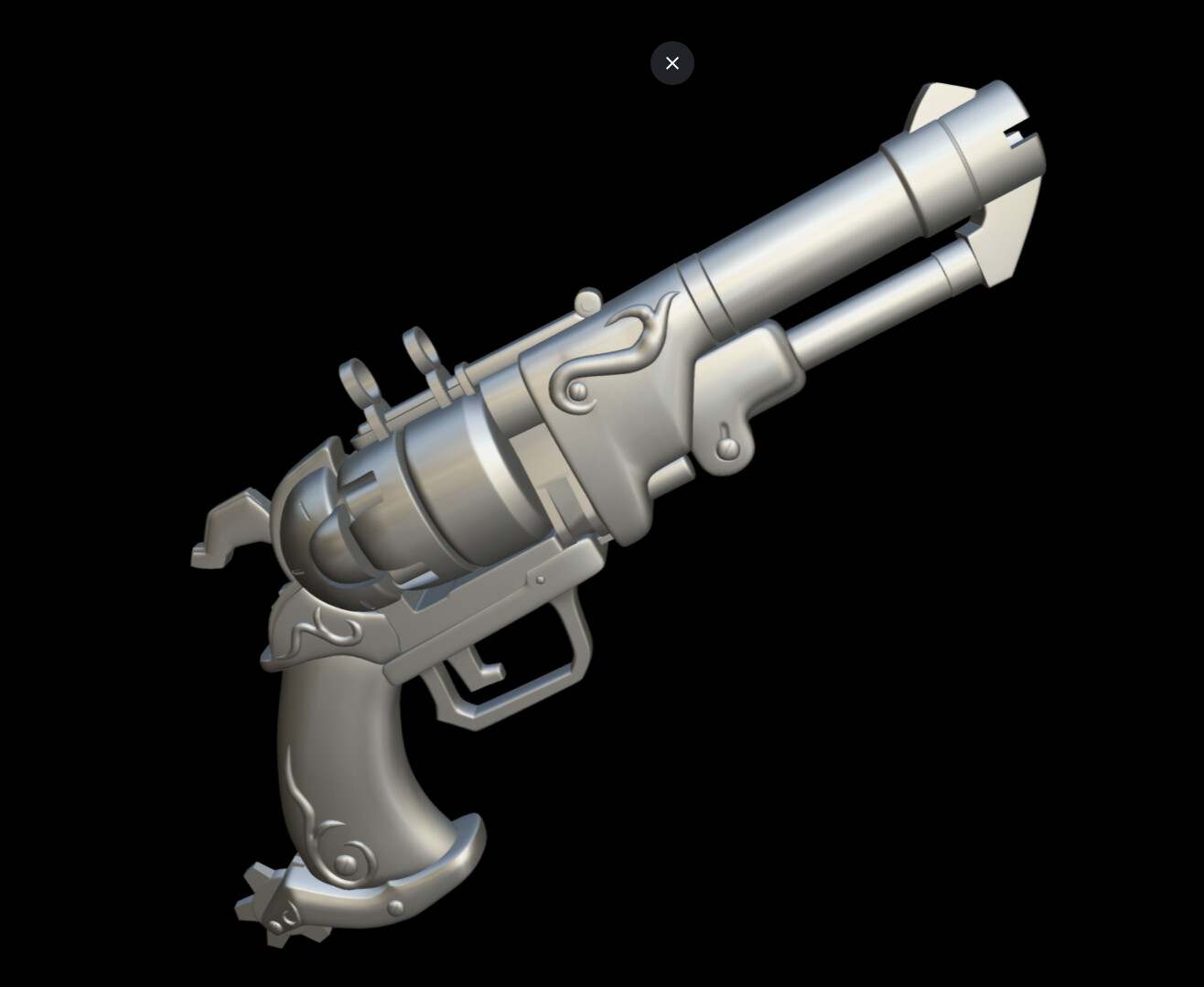 ArtStation - McCree Sherlock Skin Gun | Game Assets