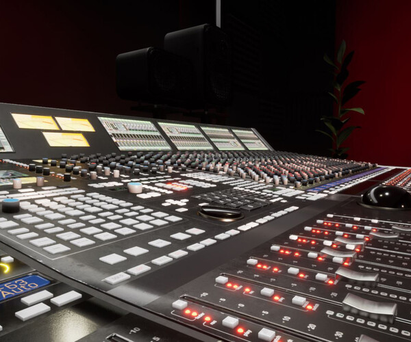ArtStation - Mixing Desk Vol 1 For Unreal Engine | Game Assets