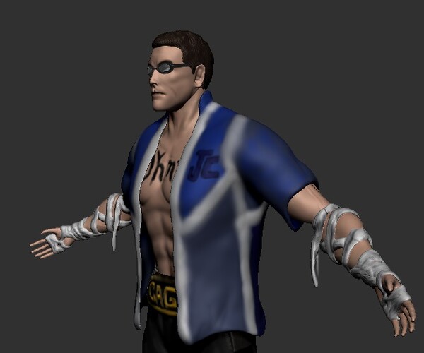 ArtStation - Johnny Cage MK9 game Ready | Game Assets