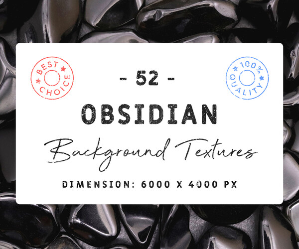 ArtStation - 52 Obsidian Background Textures | Resources