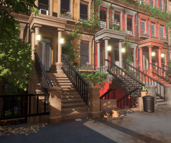 ArtStation - Modular Buildings Vol 1 For Unreal Engine | Game Assets