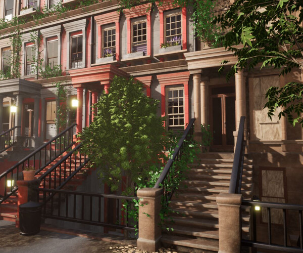 ArtStation - Modular Buildings Vol 1 For Unreal Engine | Game Assets