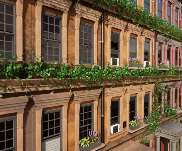 ArtStation - Modular Buildings Vol 1 For Unreal Engine | Game Assets