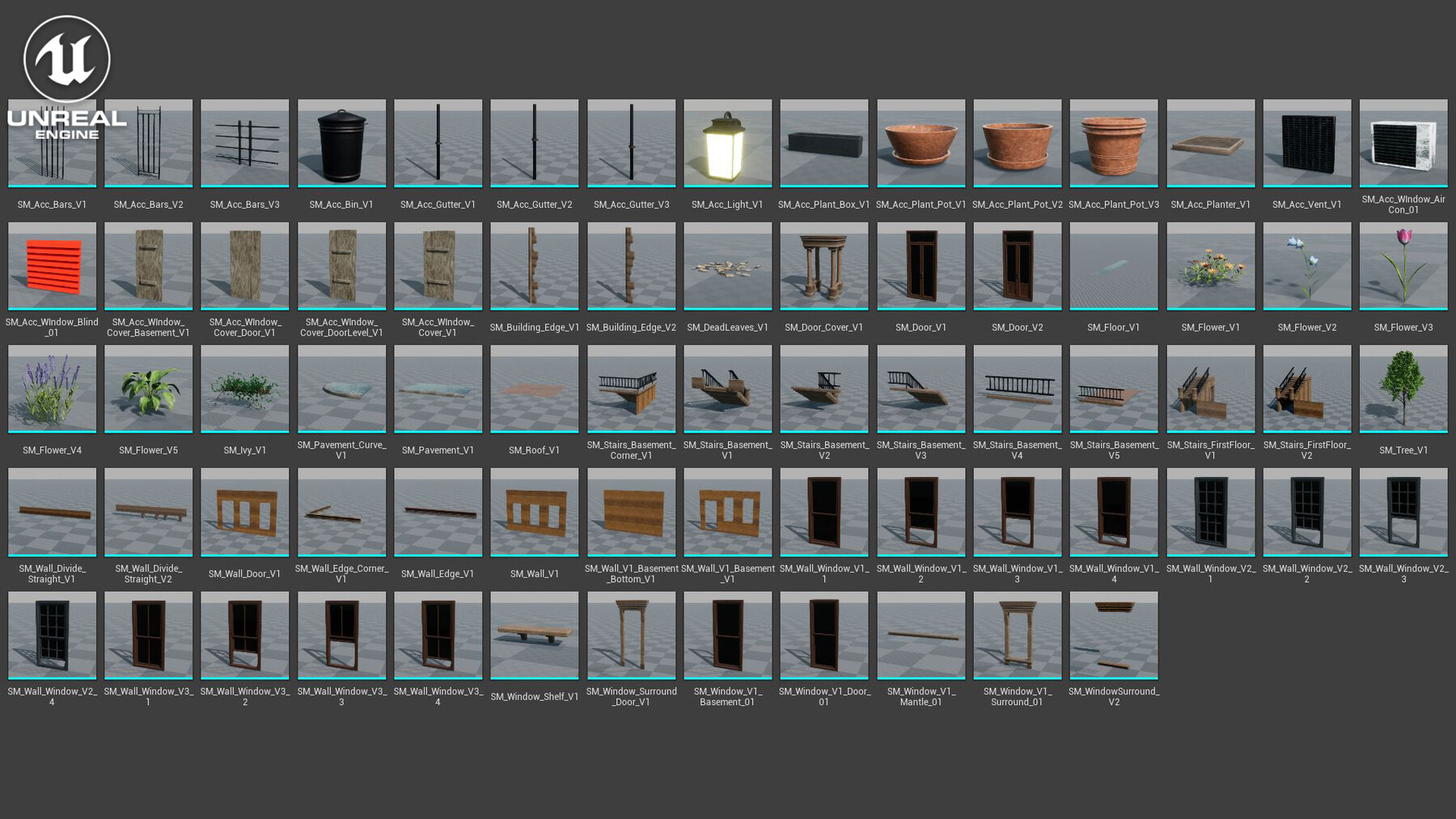 Artstation Modular Buildings Vol 1 For Unreal Engine Game Assets
