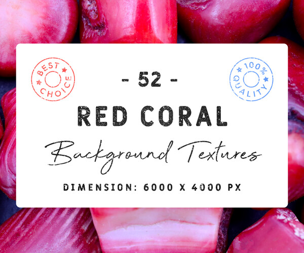 ArtStation - 52 Red Coral Background Textures | Resources