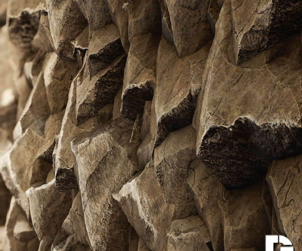 ArtStation - Rock Cliff Material Vol_03 - Substance Designer | Game Assets