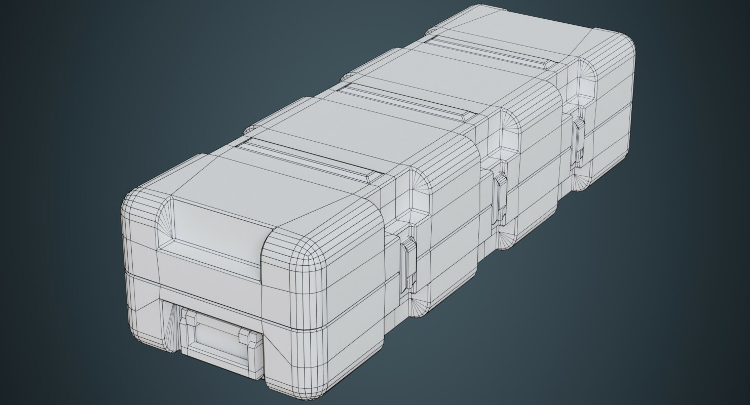 ArtStation - Military Case 3A | Game Assets