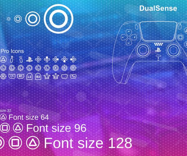Artstation Pc And Consoles Controller Buttons Icons Pack Game Assets
