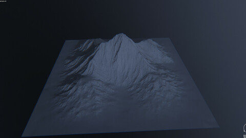 ArtStation - Mountain Landscape Mesh | Game Assets