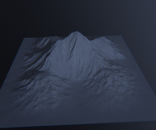 ArtStation - Mountain Landscape Mesh | Game Assets