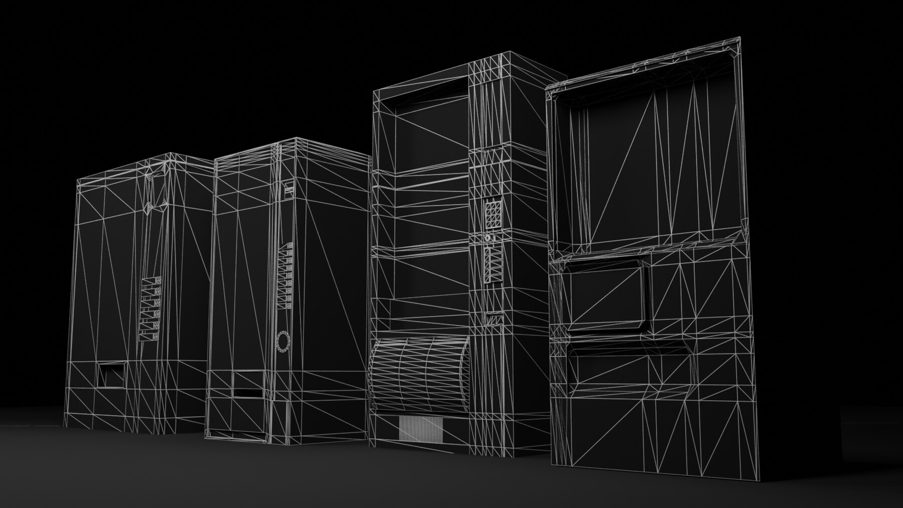 ArtStation - Vending Machine Collection- Pack of 4 | Game Assets