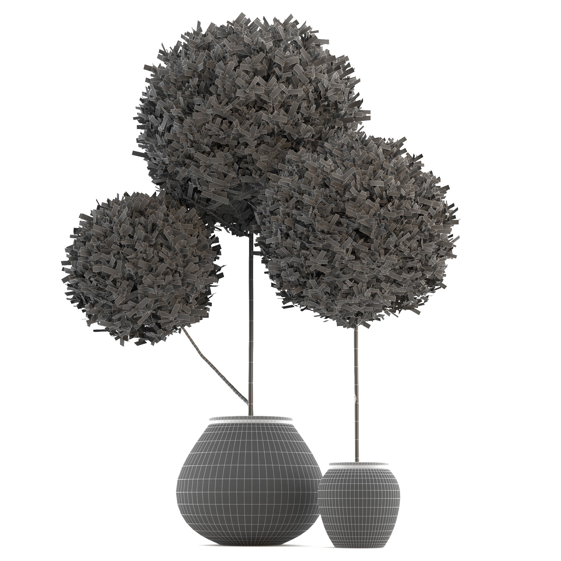 ArtStation - plant set - Topiary Ball in Pot (3Ds max 2015 + fbx) + map ...