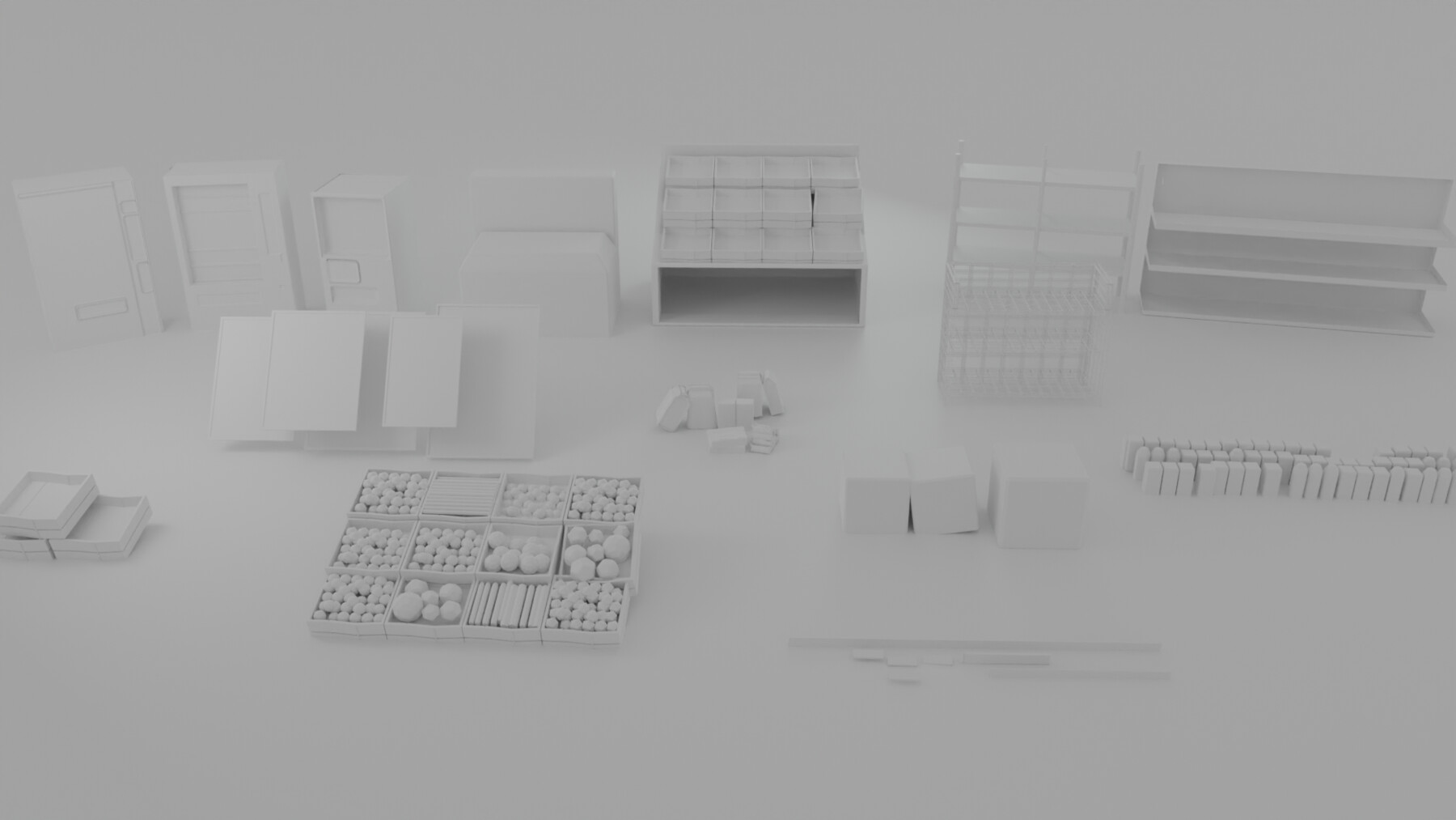 ArtStation - Grocery Store Asset Pack | Game Assets