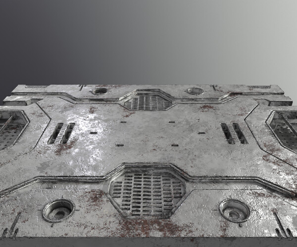 ArtStation - 10 painted Metal Smart Materials | Game Assets