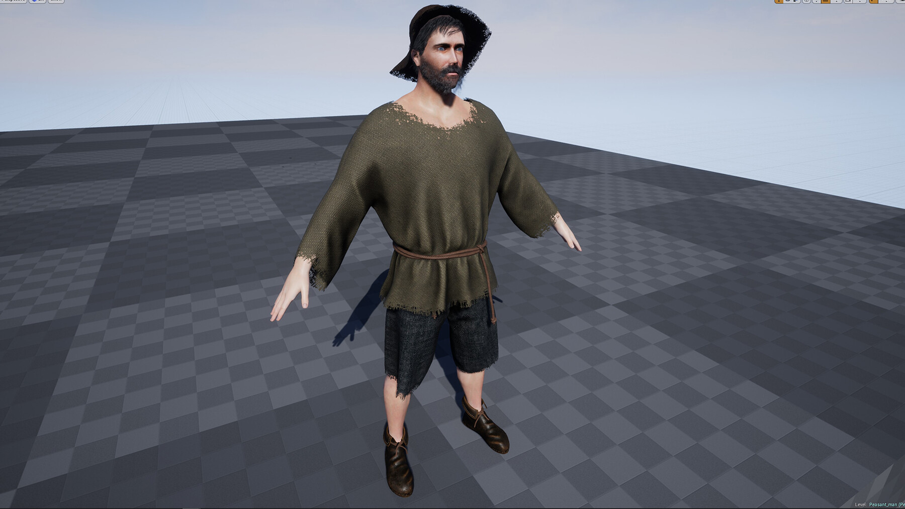 ArtStation - Peasant Man | Game Assets