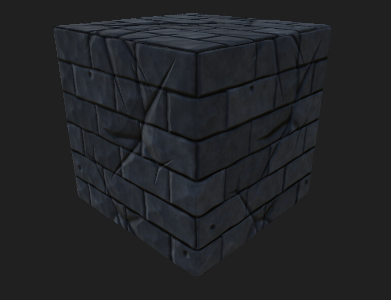 ArtStation - Stylized Simple Brick | Game Assets