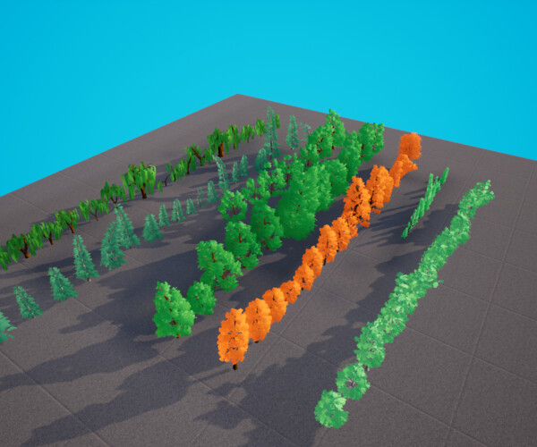 ArtStation - 100 Stylized Trees [Unreal Engine 4] | Game Assets