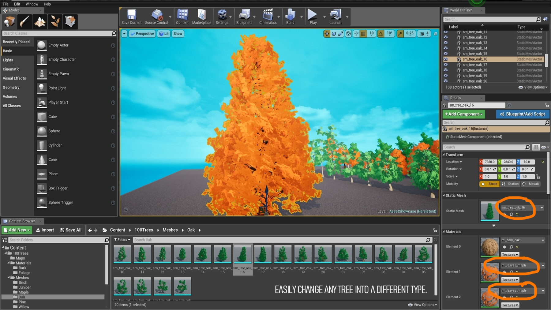 ArtStation - 100 Stylized Trees [Unreal Engine 4] | Game Assets