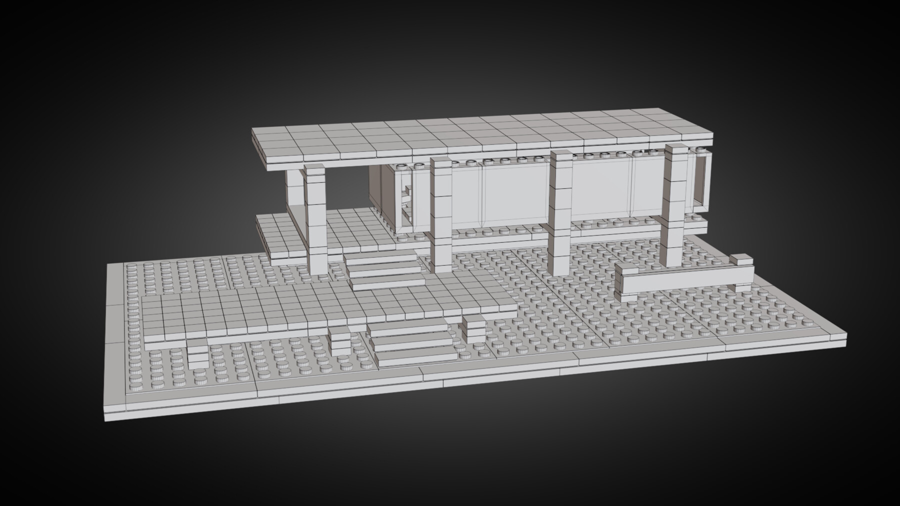 ArtStation - Farnsworth House by Lego | Resources