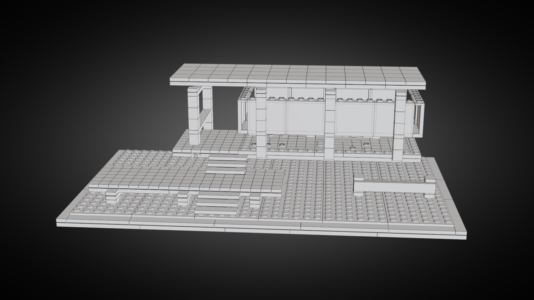ArtStation - Farnsworth House by Lego | Resources