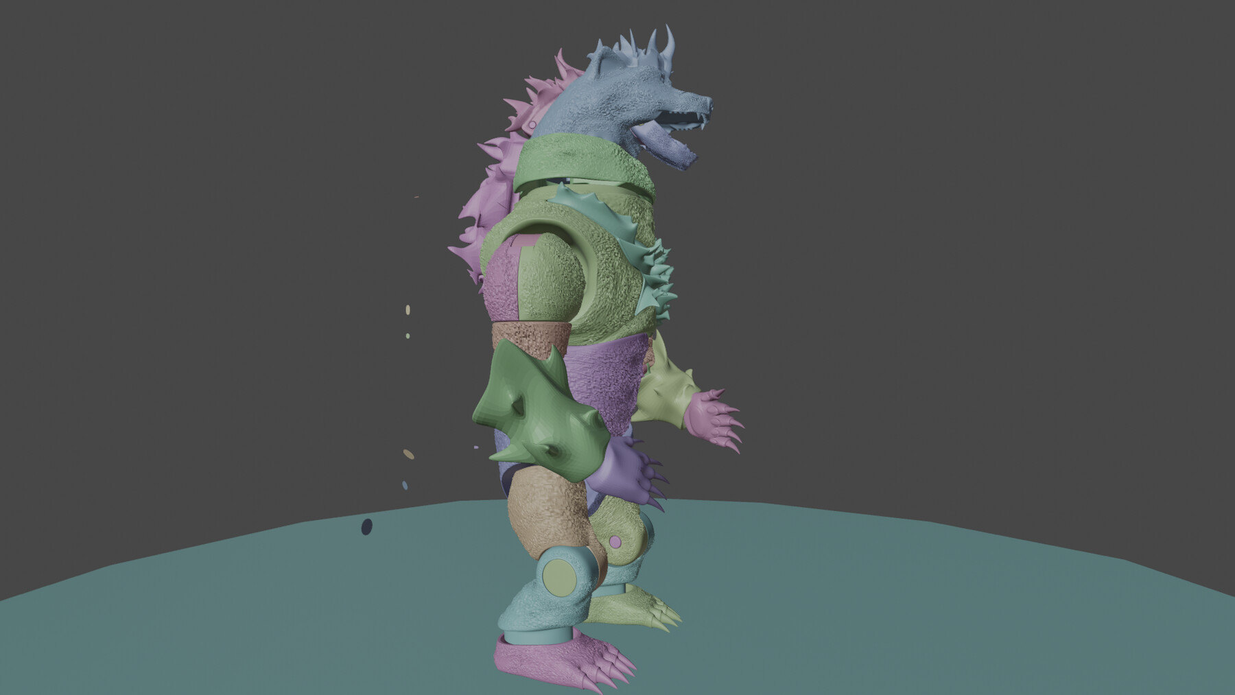 ArtStation - Concept 3d model Articulation for 3d print: Tank shadow ...