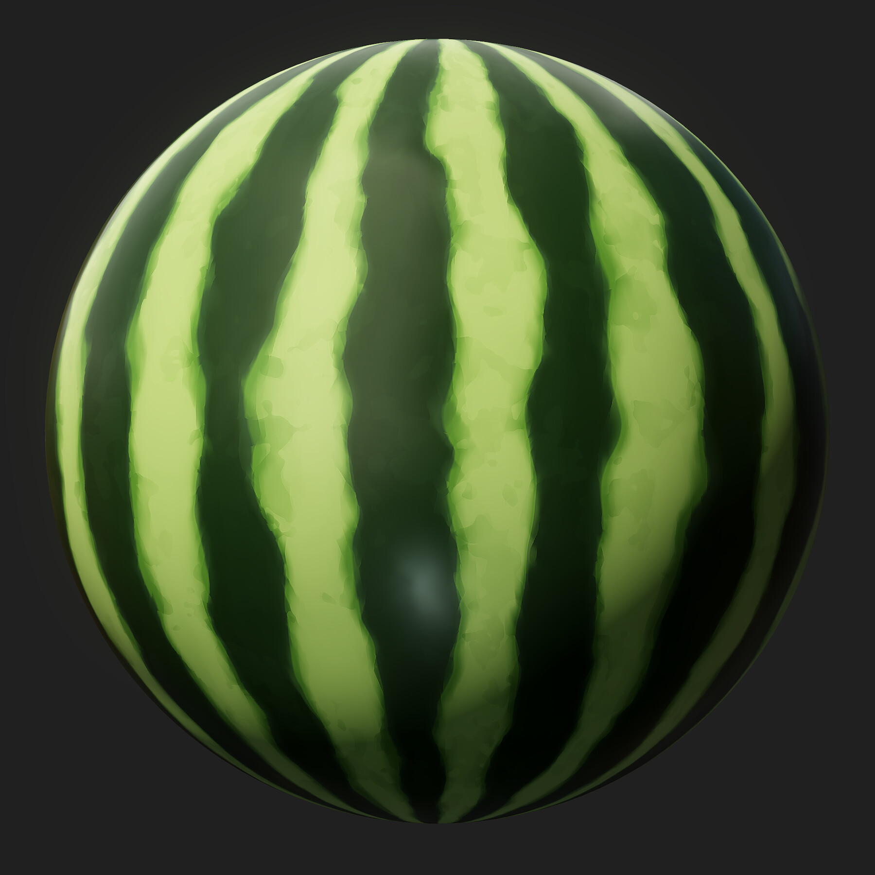 ArtStation - Stylized Watermelon - Substance Designer | Game Assets