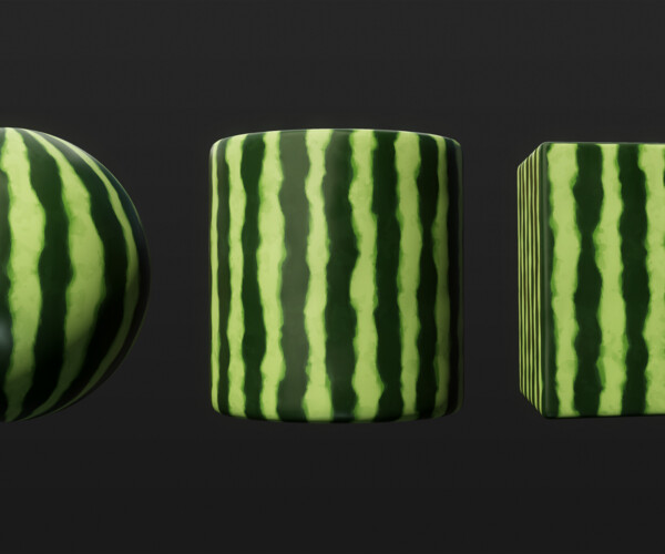 ArtStation - Stylized Watermelon - Substance Designer | Game Assets