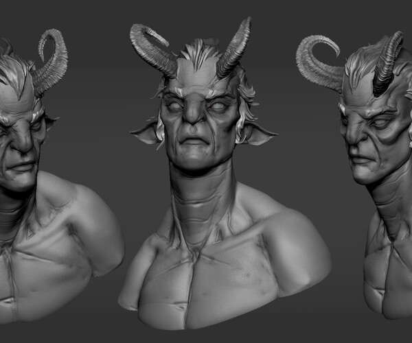 ArtStation - Satyr - ready for 3d printing | Resources