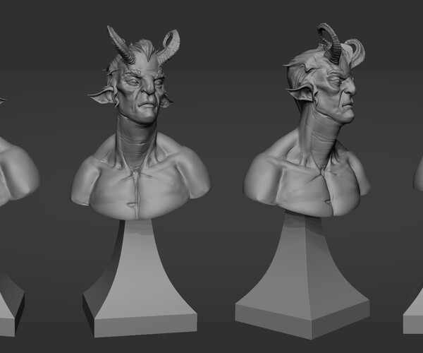ArtStation - Satyr - ready for 3d printing | Resources
