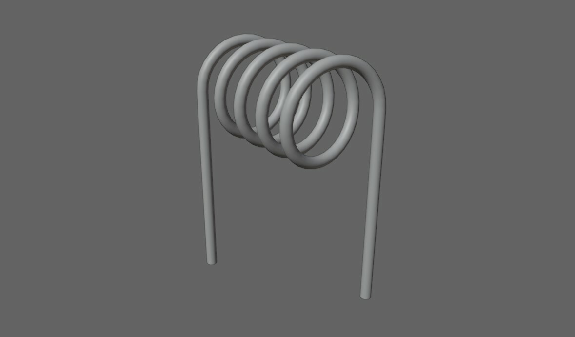 ArtStation - Coil - Bobina - Electronic parts Low-poly 3D model | Game ...