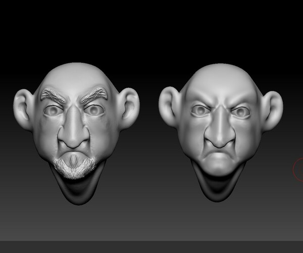 ArtStation - cartoon old man face | Resources