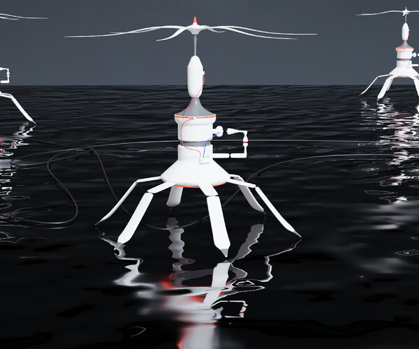 ArtStation - Flying Water Robots | Artworks