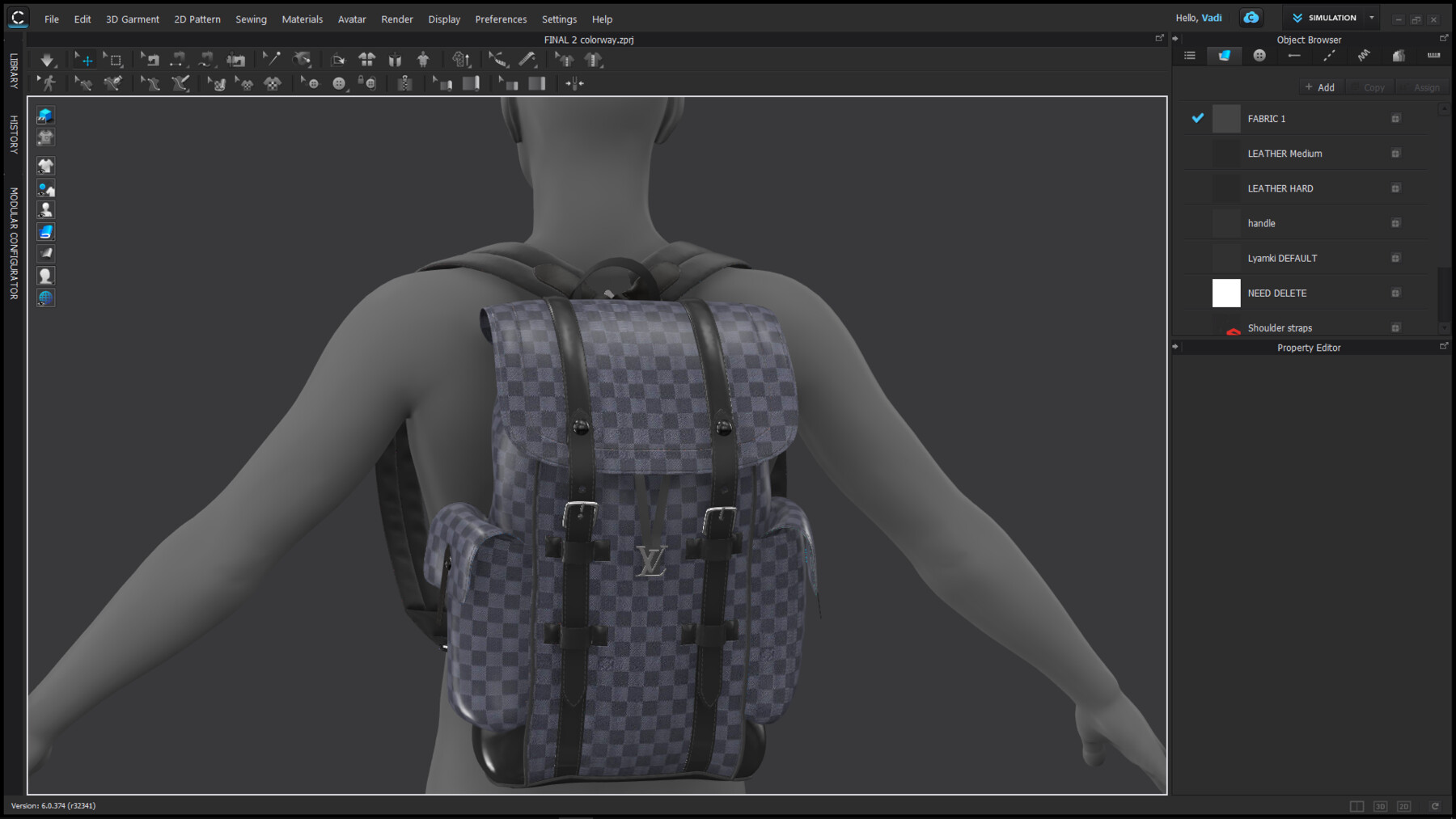 ArtStation - Backpack №2. Marvelous Designer / Clo 3D project +obj ...
