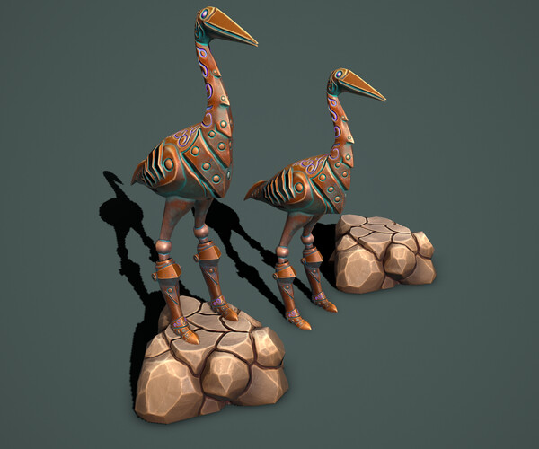 ArtStation - Fantasy statues collection | Game Assets