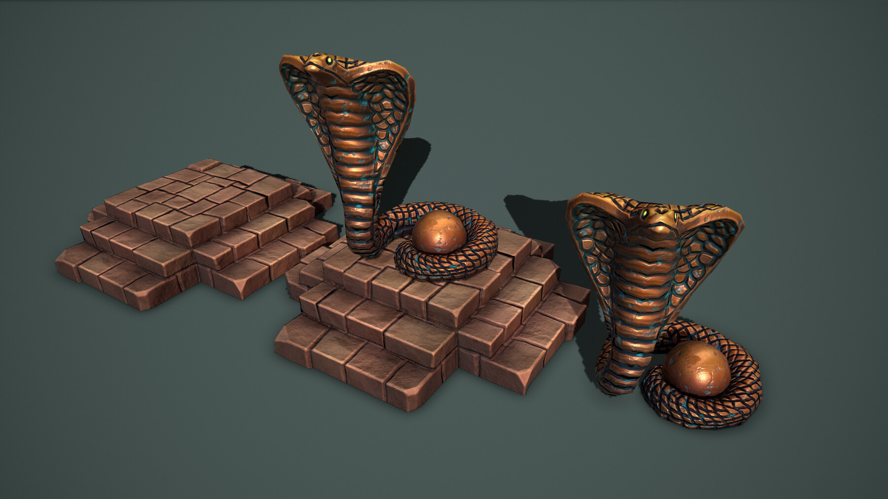 ArtStation - Fantasy statues collection | Game Assets