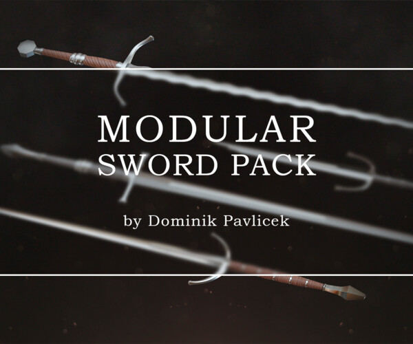 ArtStation - UE - Modular Swords Pack | Game Assets
