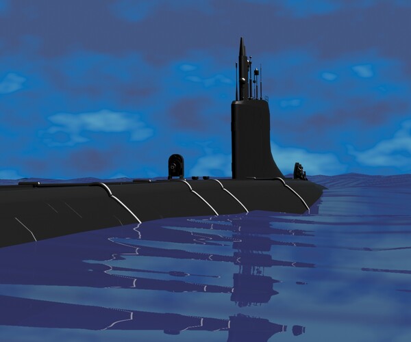 ArtStation - SeaWolf 3d model | Resources