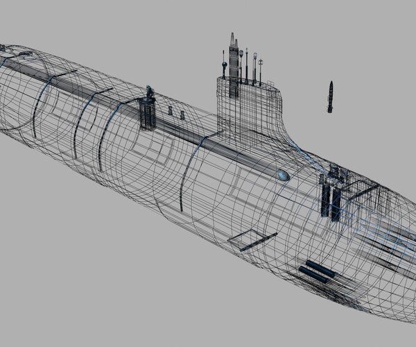 ArtStation - SeaWolf 3d model | Resources