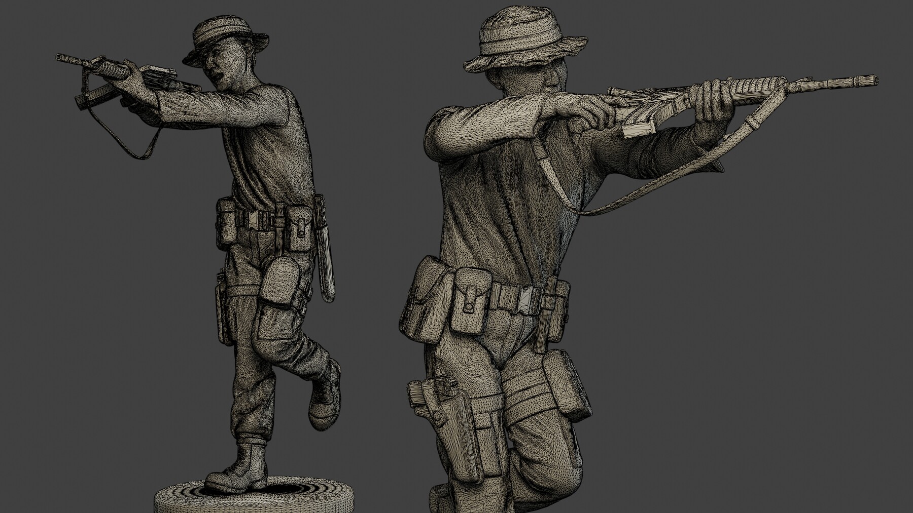 ArtStation - Modern Jungle Soldiers MJS1 Pack 1 | Resources